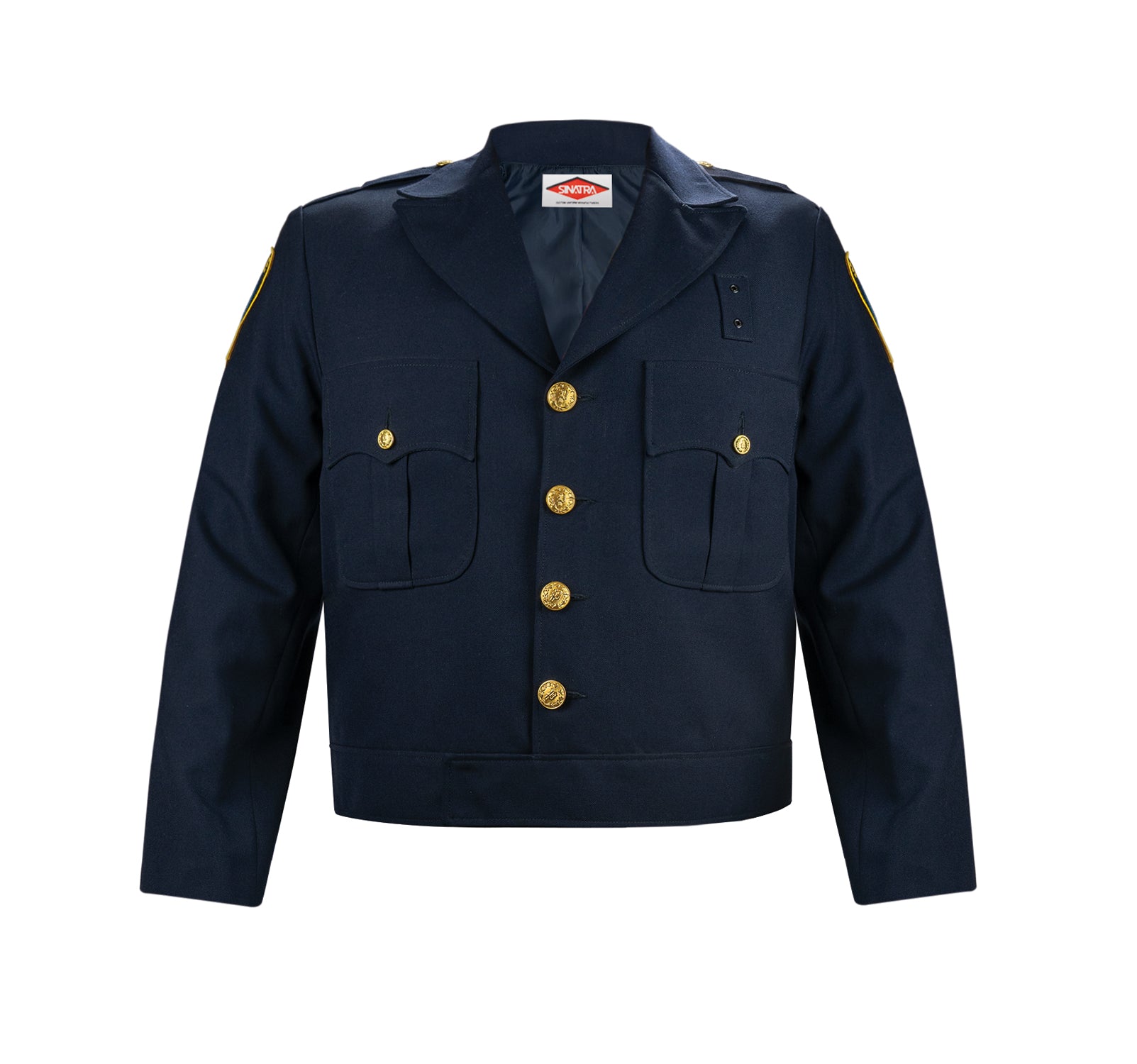 Sinatra Button Front Ike Jacket – First Class Uniforms