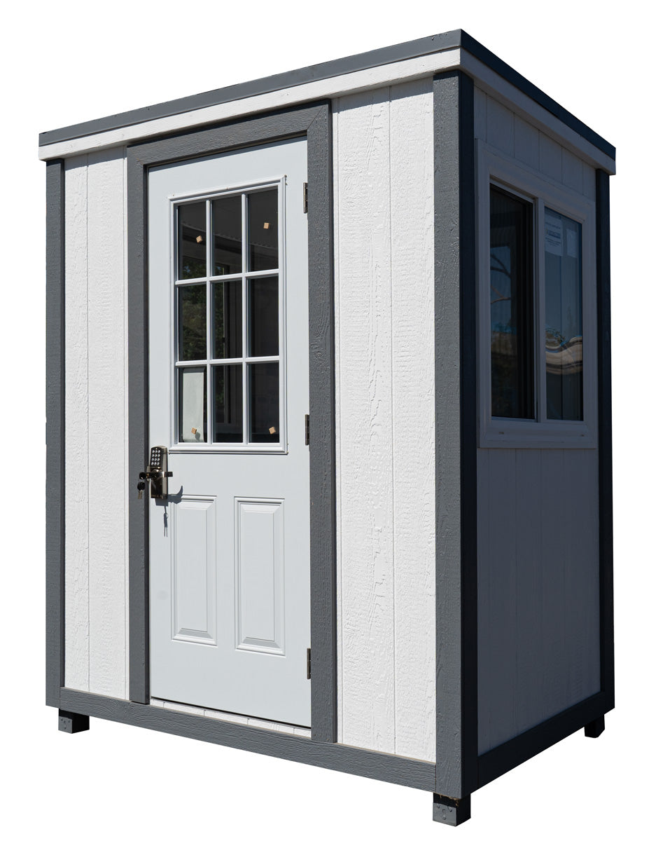 FULLY EQUIPPED PORTABLE SECURITY BOOTH – First Class Uniforms