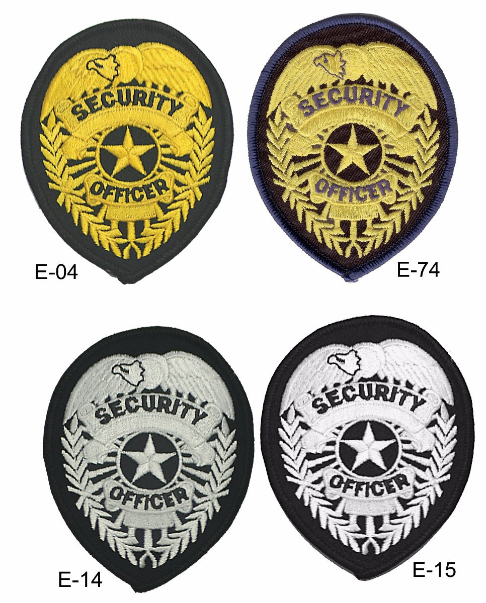 SECURITY OFFICER CHEST EMBLEMS – First Class Uniforms