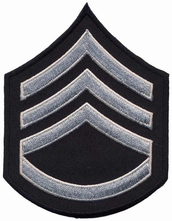 LAPD CHEVRONS SILVER/BLACK – First Class Uniforms