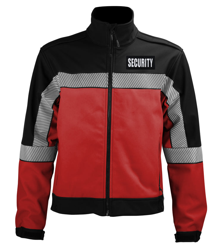 Security Hi-Vis Soft Shell Jackets with Reflective Emblems – First ...