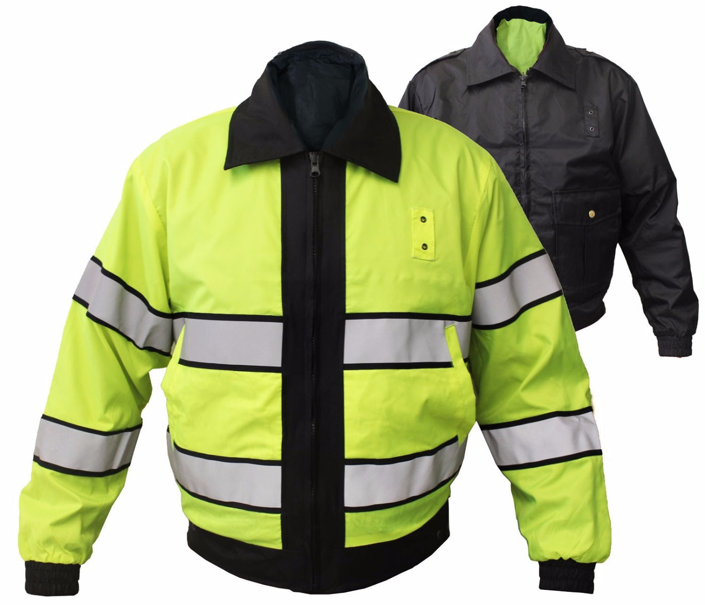 HIGH VISIBILITY REVERSIBLE JACKET – First Class Uniforms