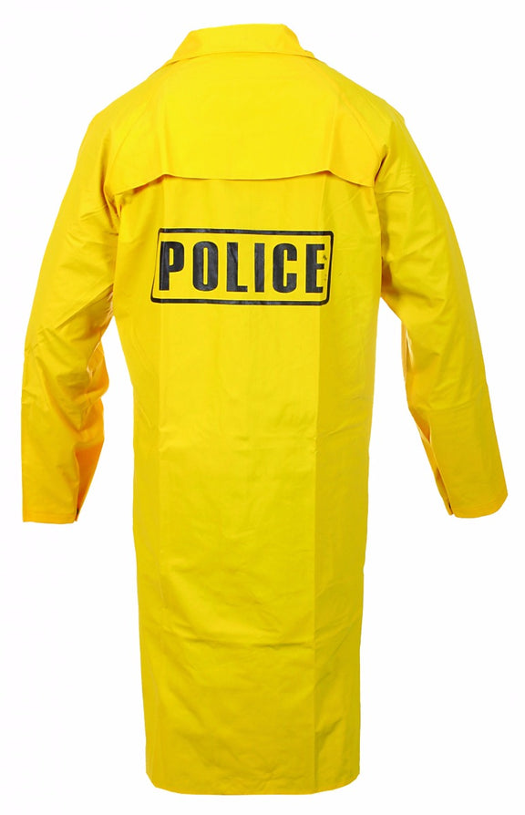 FULL-LENGTH RAINCOAT WITH POLICE ID – First Class Uniforms