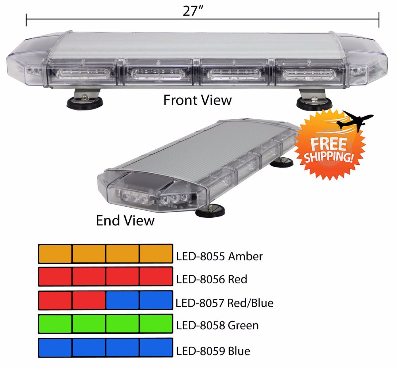 27″ 8000 SERIES LED LINEAR LIGHTBAR – First Class Uniforms