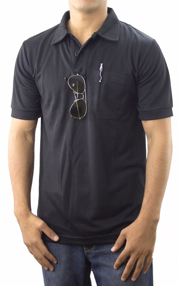 100% POLYESTER PRO-DRY POLO SHIRT WITH ONE POCKET – First Class Uniforms