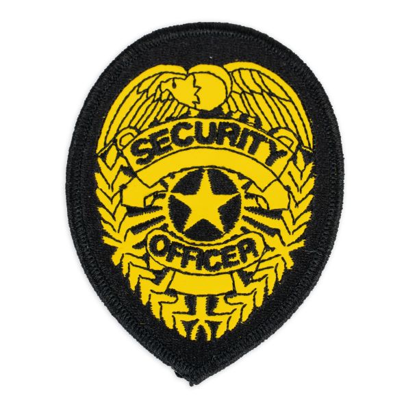 Reflective Security Officer Chest Emblems – First Class Uniforms