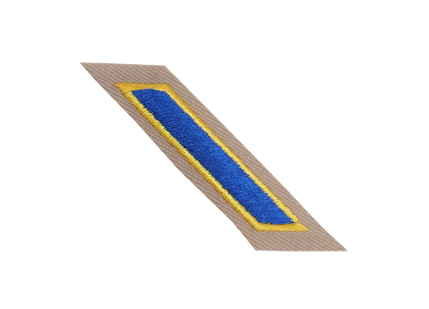 CHP Service Stripe Hashmarks (Blue/Gold on Tan) – First Class Uniforms