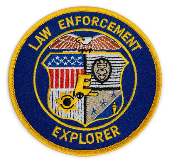 Law Enforcement Explorer Circular Patch – First Class Uniforms
