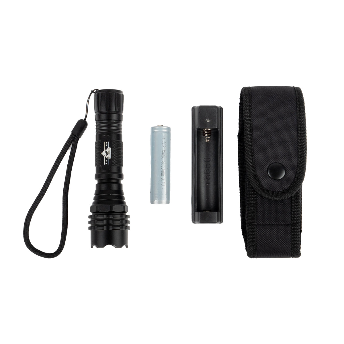 LED RECHARGEABLE FLASHLIGHT (COMPLETE SET) – First Class Uniforms