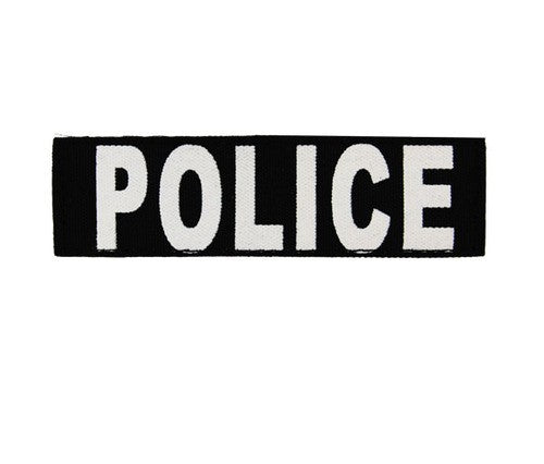 POLICE PATCH FRONT WITH HOOK & LOOP FASTENER – First Class Uniforms