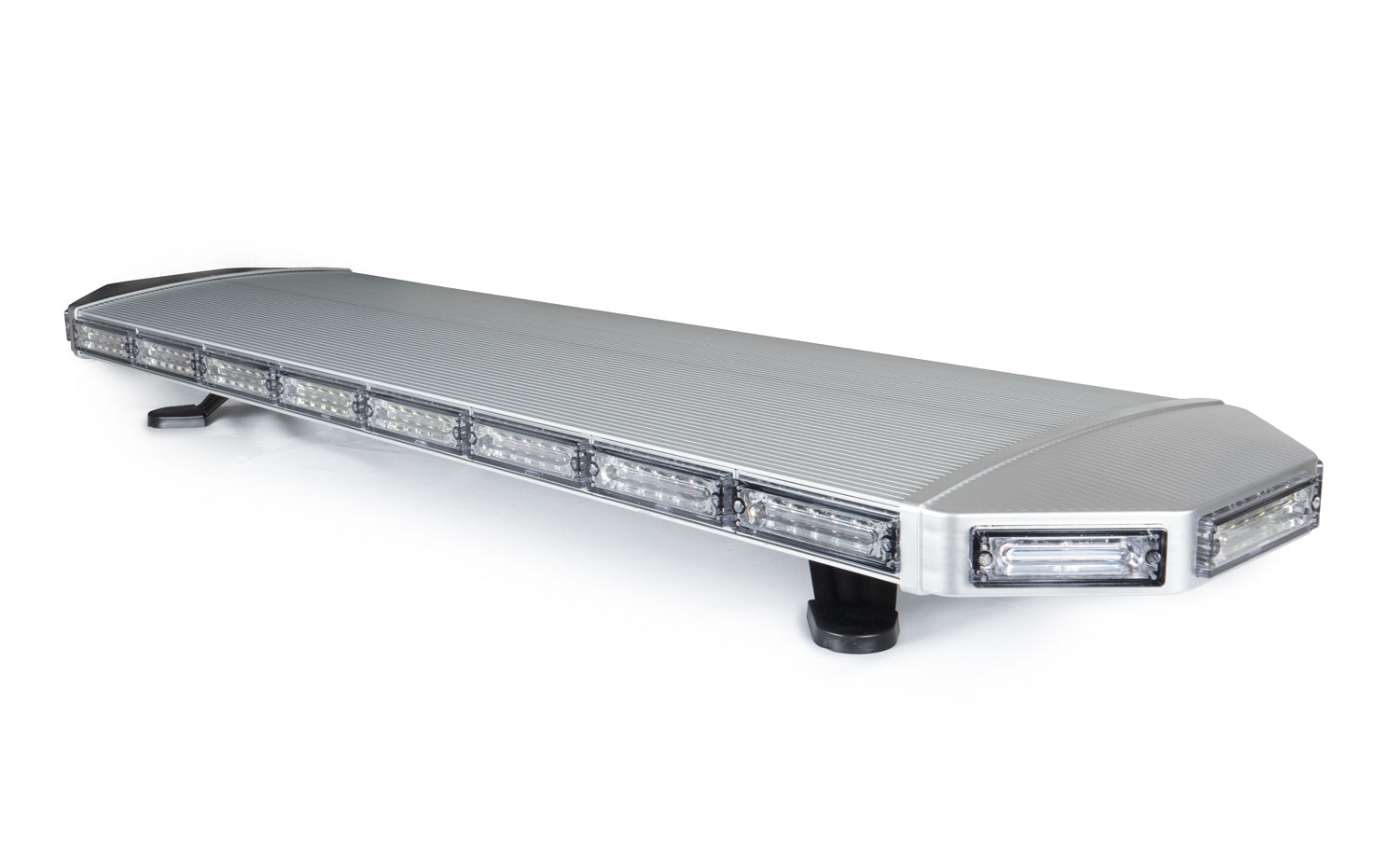 46" Streamlined Linear Generation 3.5 LED Lightbar - Silver with Amber ...