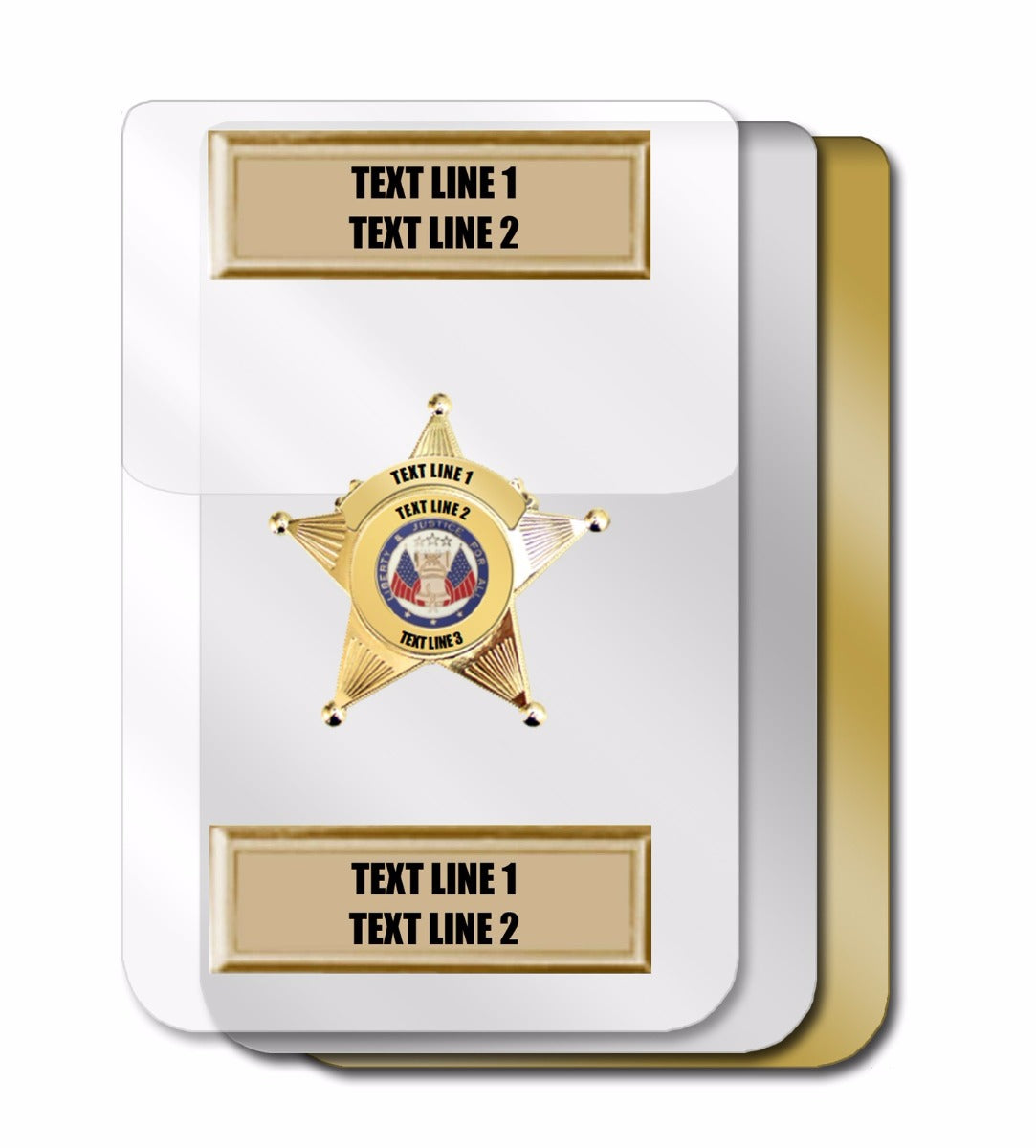 CUSTOM POCKET BADGE - MPB36 – First Class Uniforms