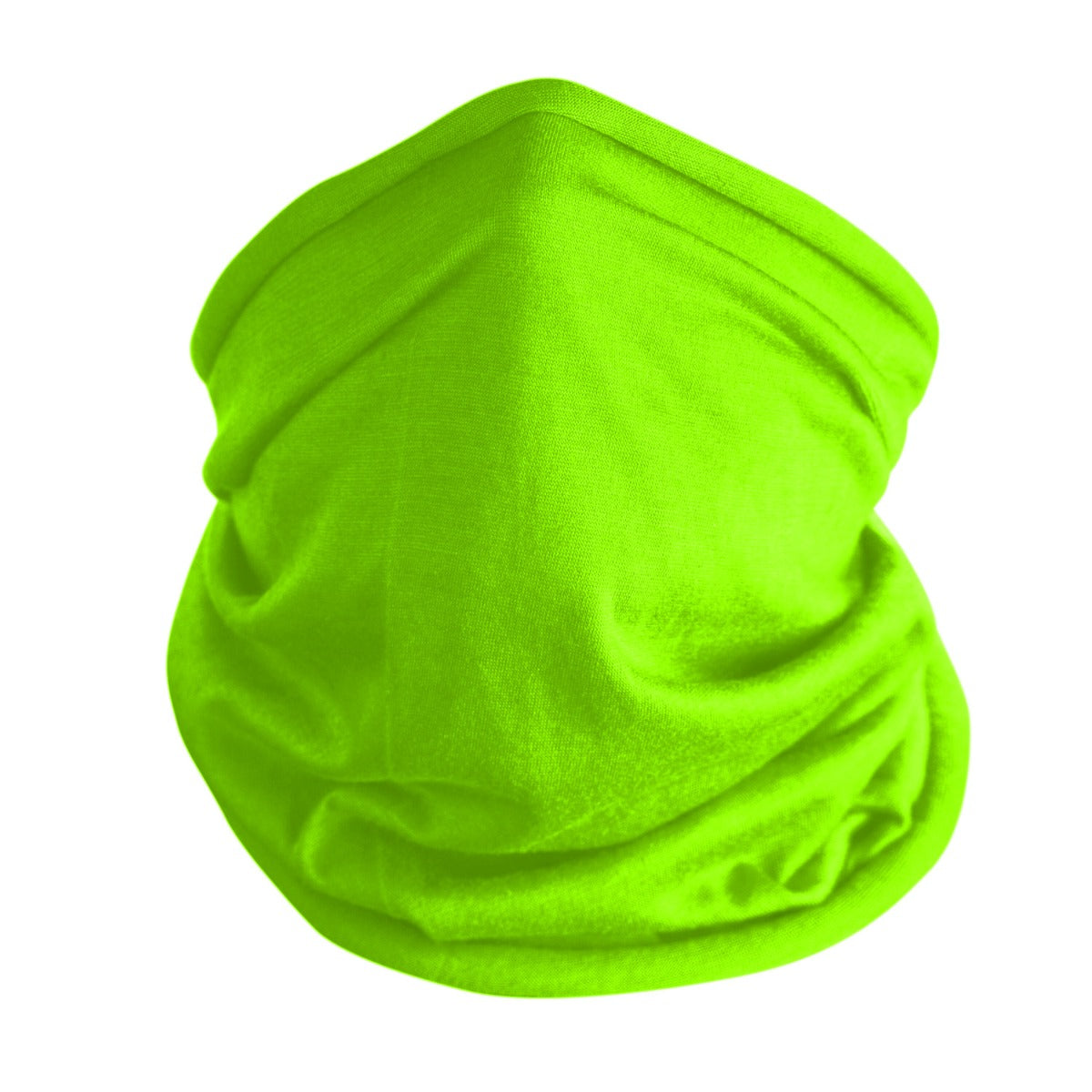 Neck Gaiter Face Cover - Safety Green – First Class Uniforms