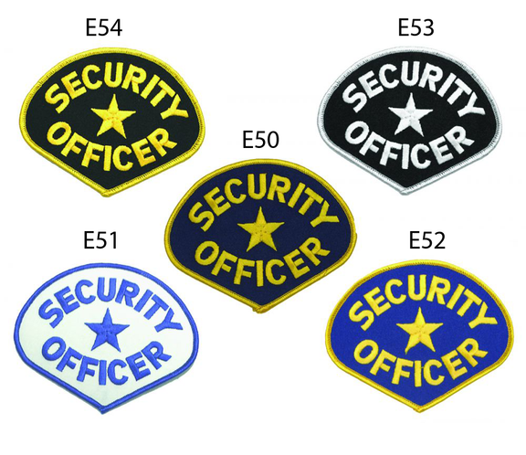 SECURITY OFFICER SHOULDER EMBLEMS – First Class Uniforms