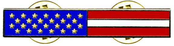 RECTANGULAR US FLAG PIN – First Class Uniforms